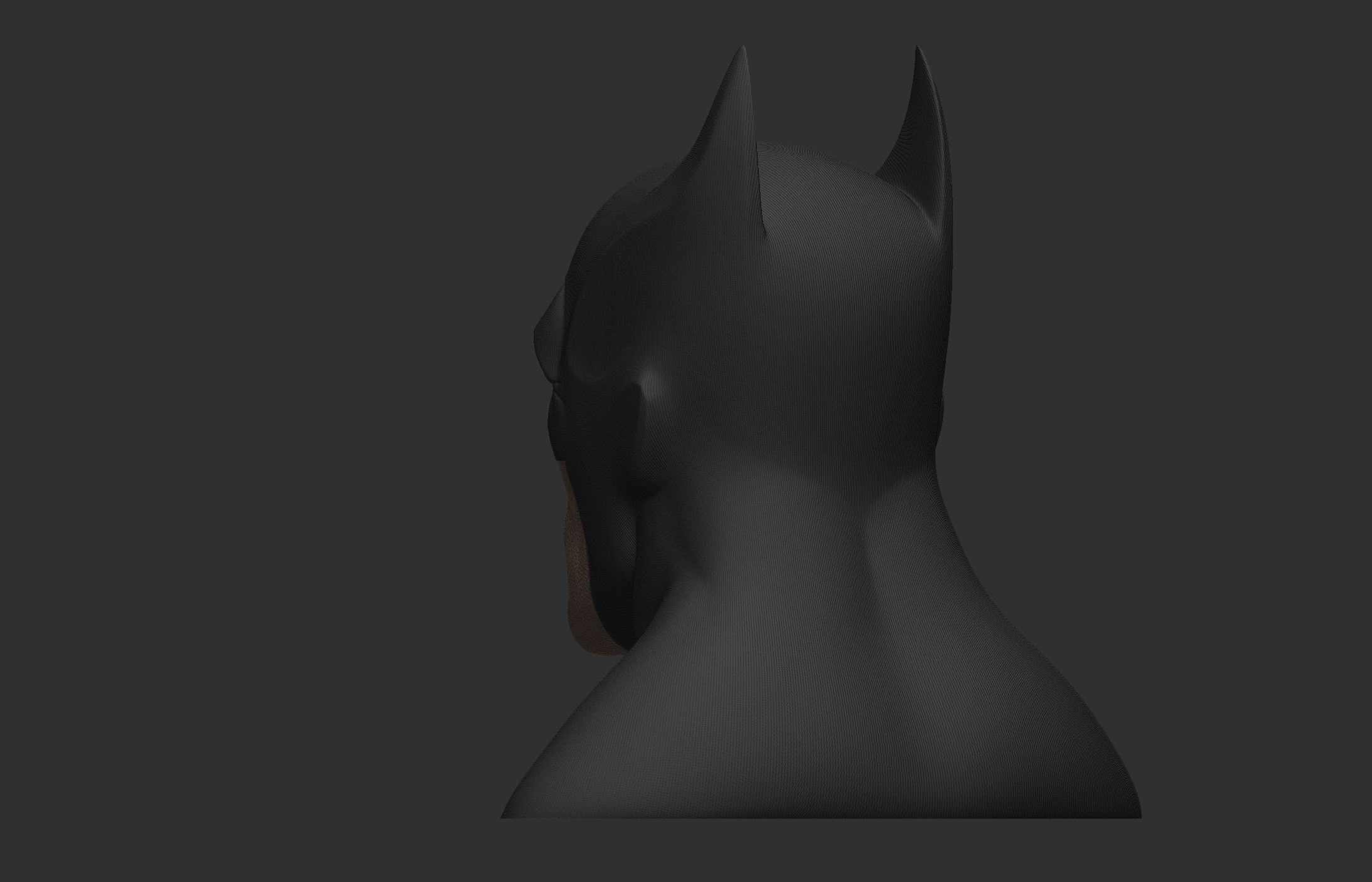 Batman Head 3D model 3D printable | CGTrader