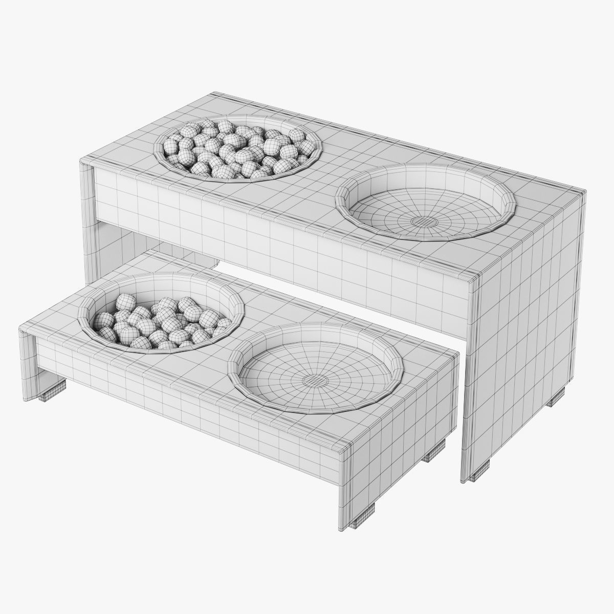 Pet feeder 3D model | CGTrader