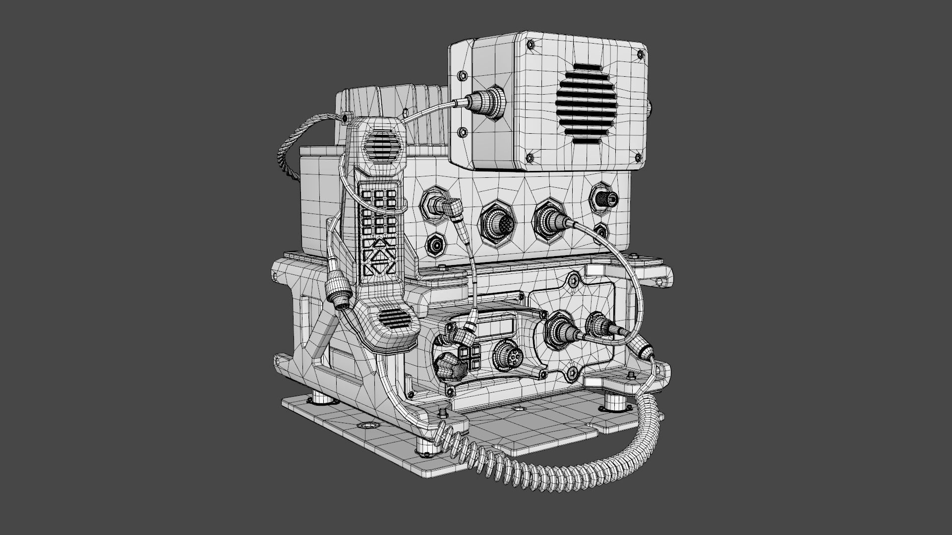 Military Radio Barrett PRC-2082 3D model | CGTrader