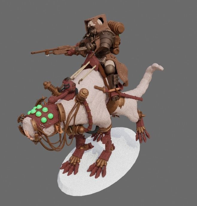 Dark Mech Rat Riders 3D model 3D printable | CGTrader
