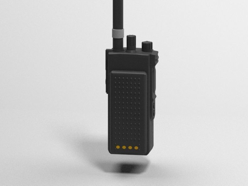 UHF Radio DP 3D model | CGTrader