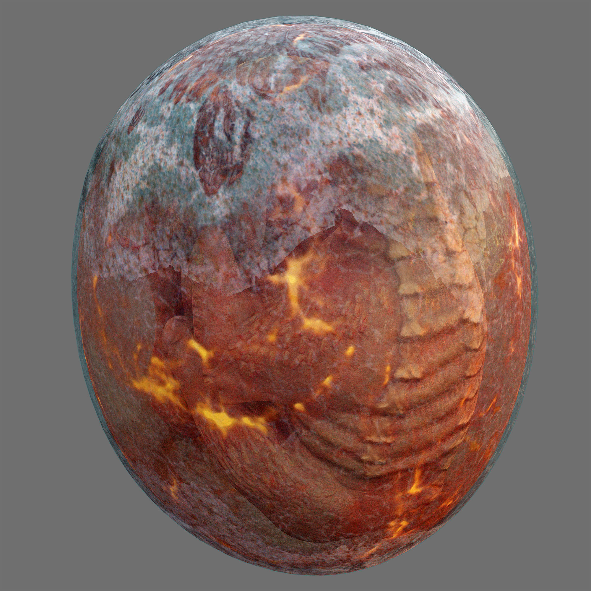 3D model Bird Monster Embryo VR / AR / low-poly | CGTrader