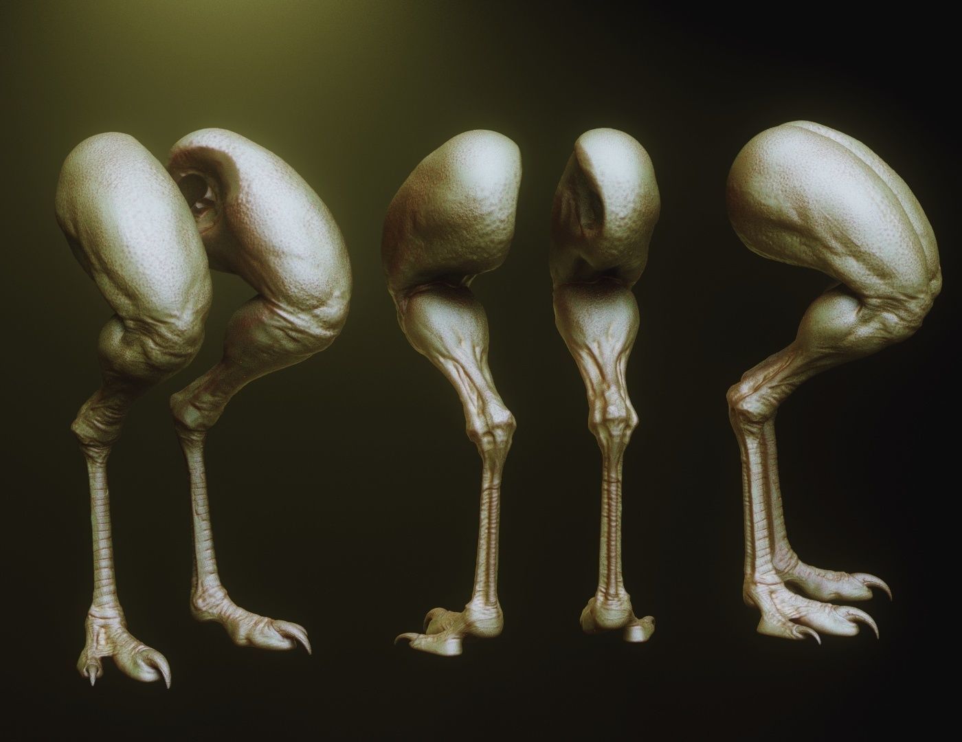 LEGS - 33 Character and Creature Insert meshes plus OBJs 3D model ...