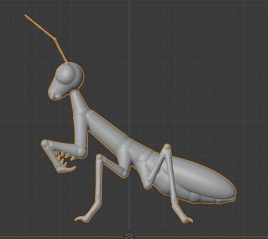 3D model Mantis creature | CGTrader