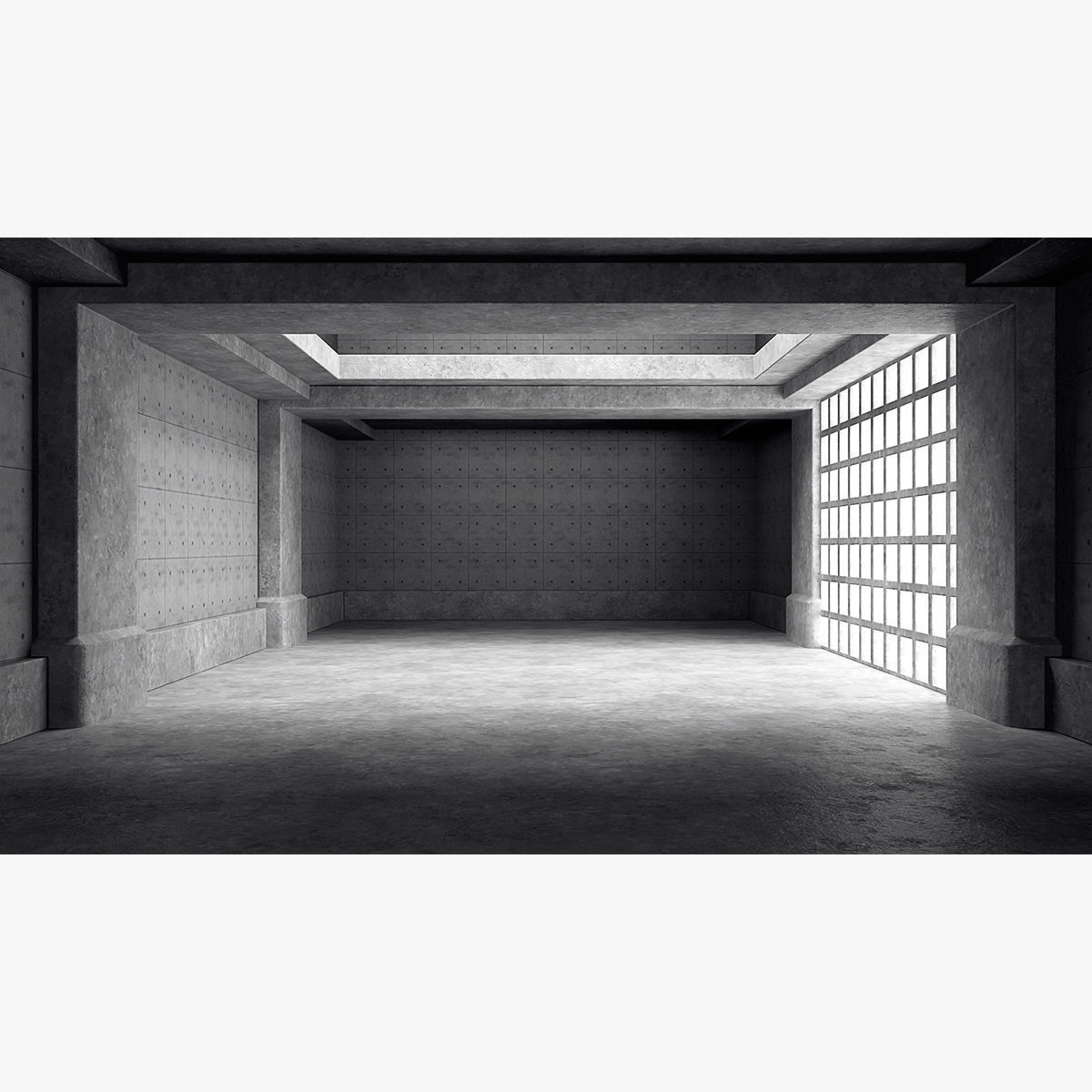 Empty room interior 03 3D model | CGTrader