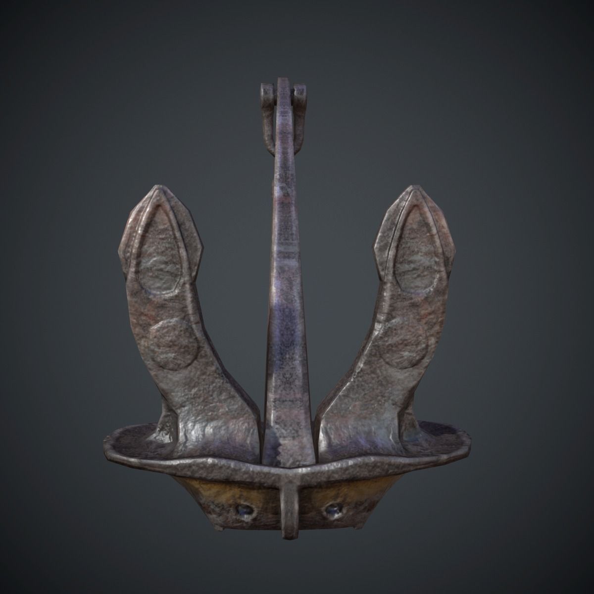 3D model Archor model anchor with chain VR / AR / low-poly | CGTrader