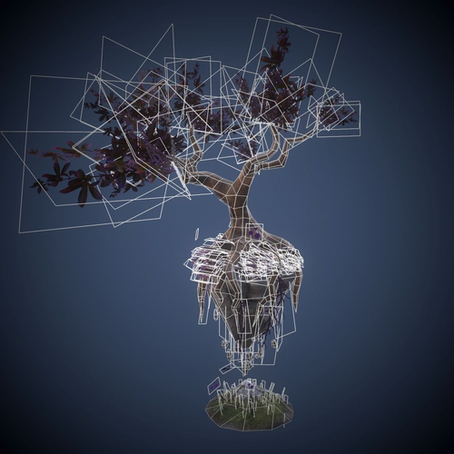 3D model Flying Tree model VR / AR / low-poly FBX TGA | CGTrader.com