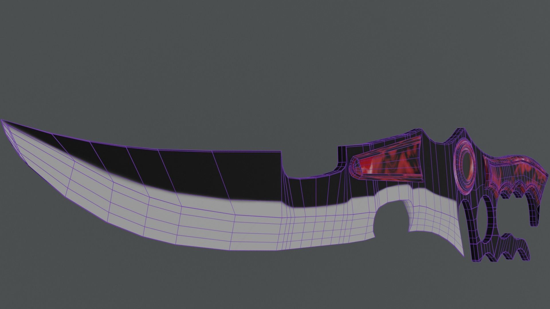 3D model Blood Moon Dagger VR / AR / low-poly | CGTrader