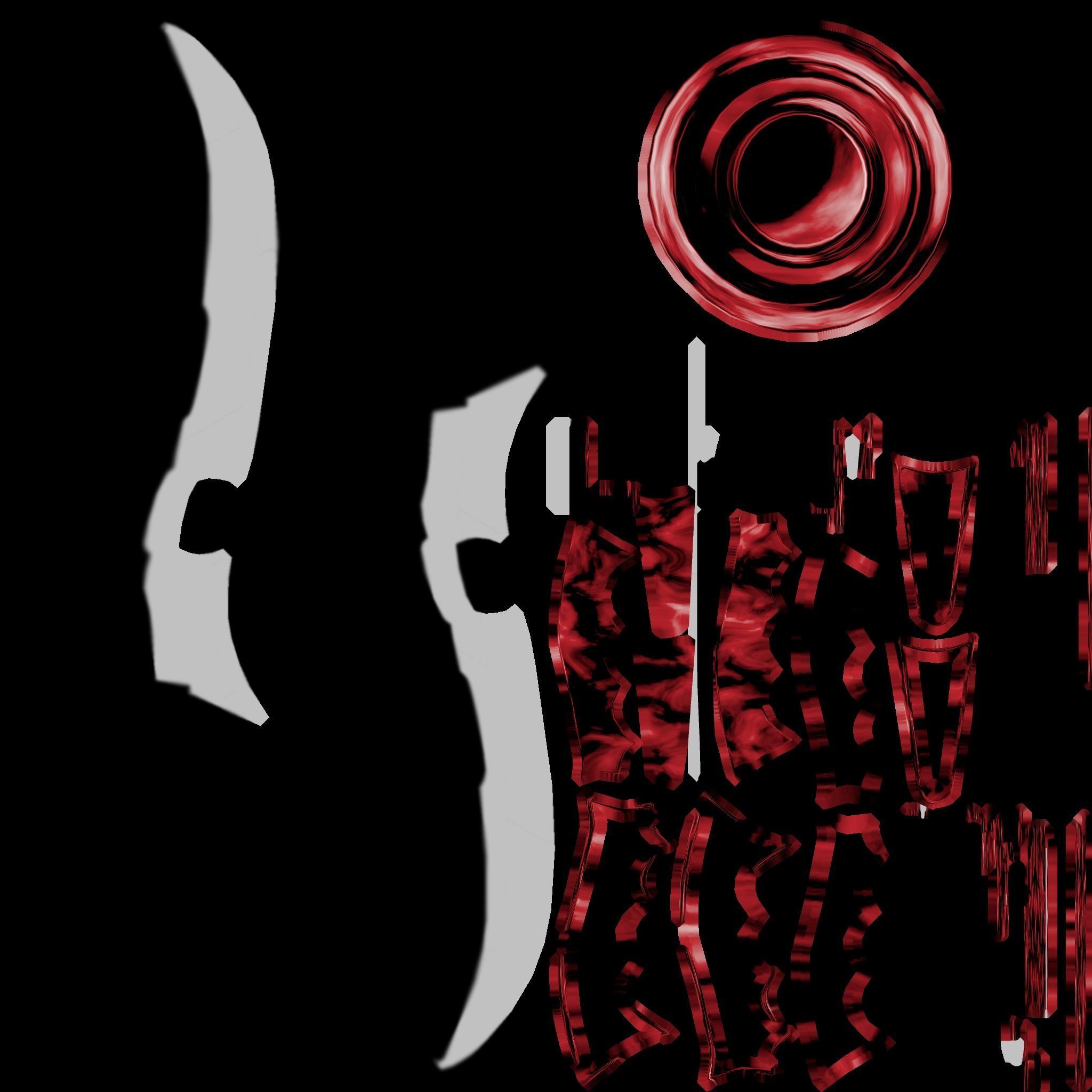 3D model Blood Moon Dagger VR / AR / low-poly | CGTrader