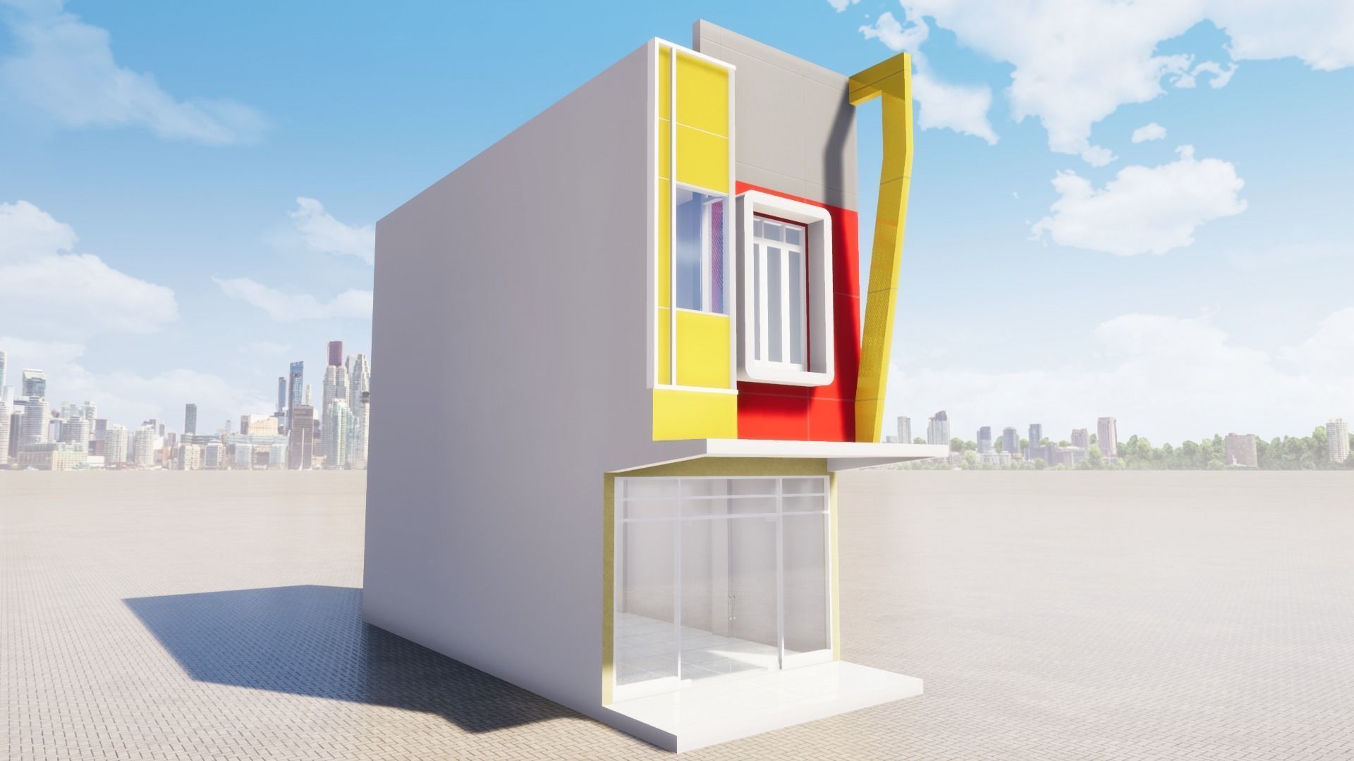 Store 4x10 KPI 3D model rigged | CGTrader