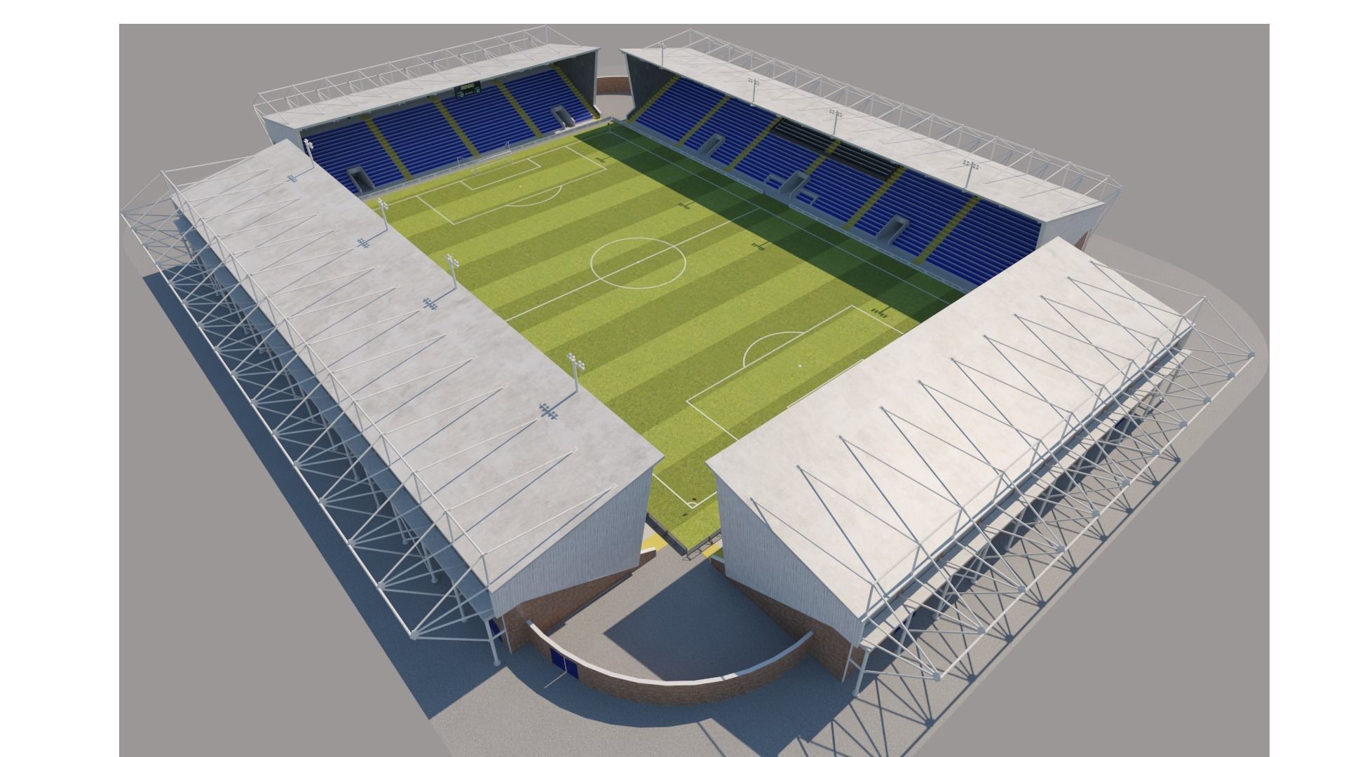 Football Stadium 3D model | CGTrader