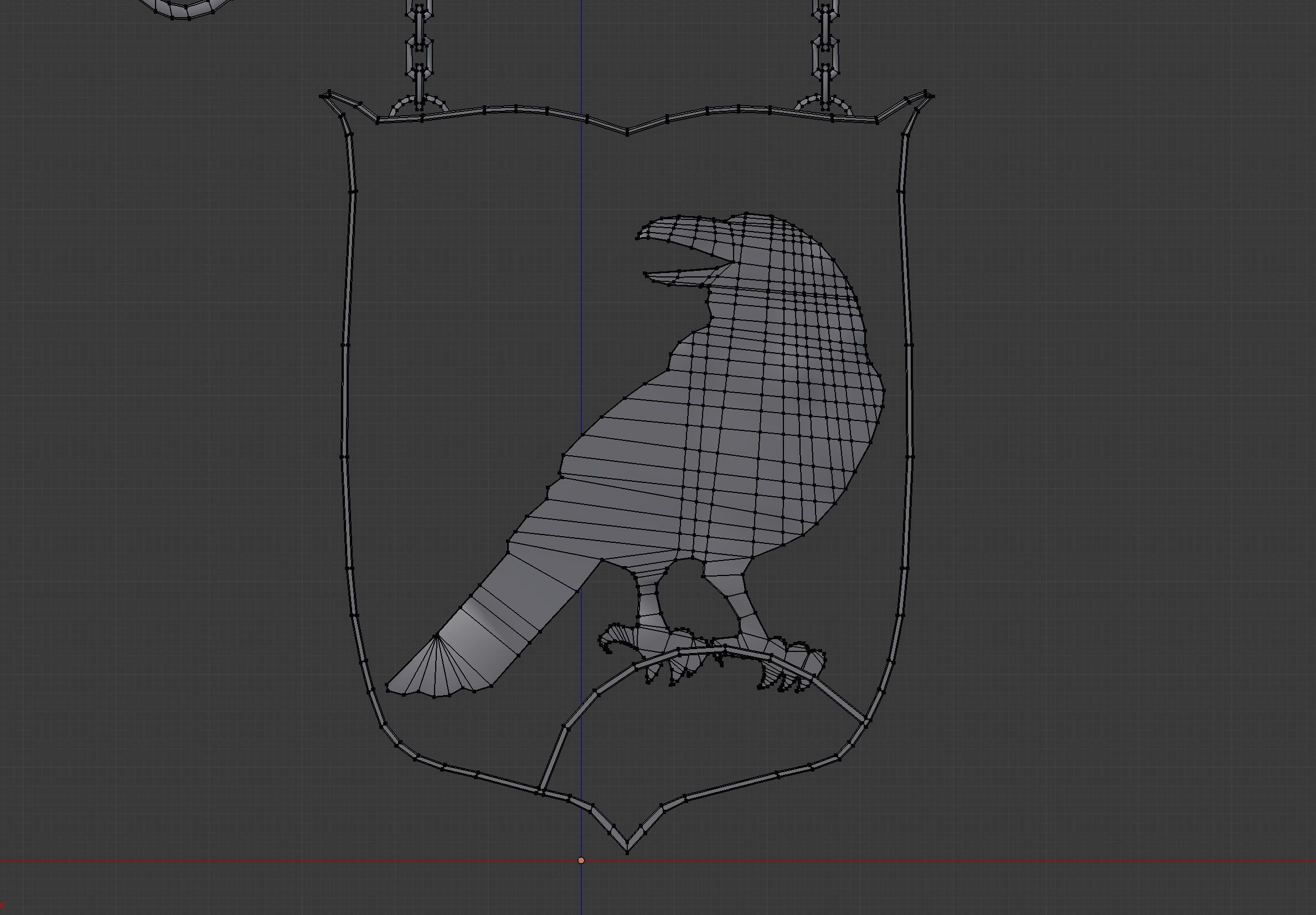Raven Guild Sign 3D model | CGTrader