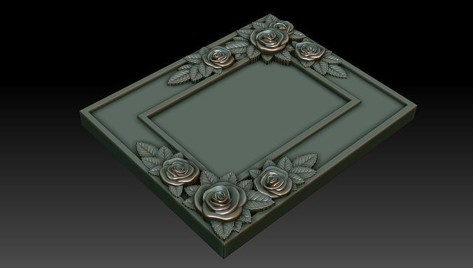 Decorative frame 9 3D model 3D printable | CGTrader
