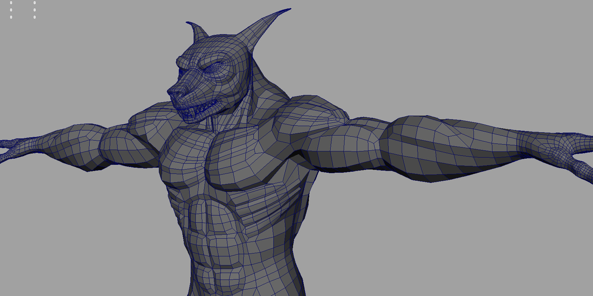 wolfman 3d model 3D model | CGTrader