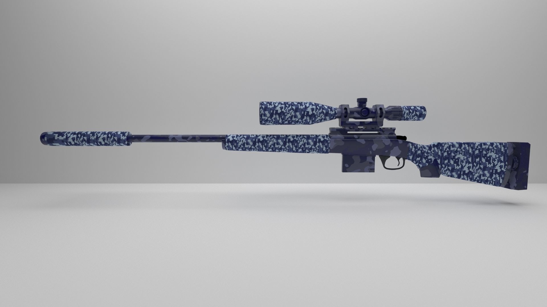 3D model M24 Sniper Rifle VR / AR / low-poly | CGTrader