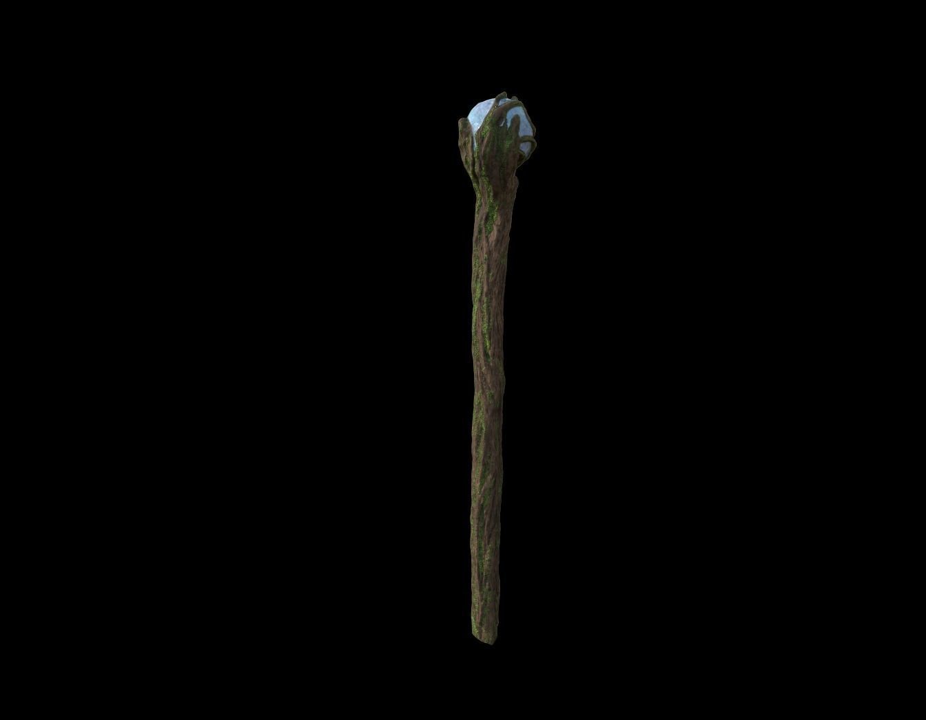 Wizard Stick 3D model | CGTrader