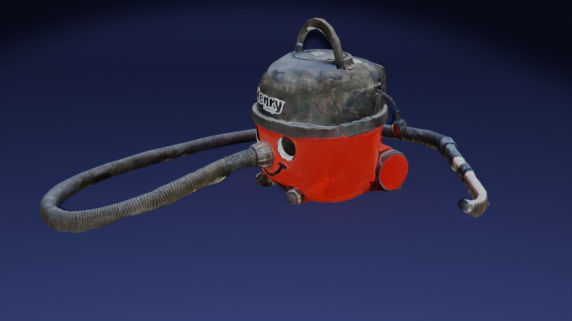 3D model Henry Hoover Vacuum Photoscan VR / AR / low-poly | CGTrader