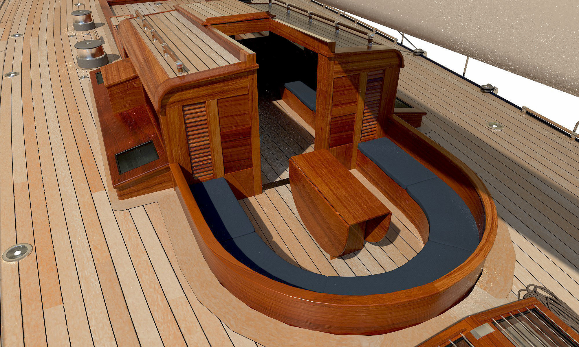 J-Class Yacht ENDEAVOUR JK4 3D model | CGTrader