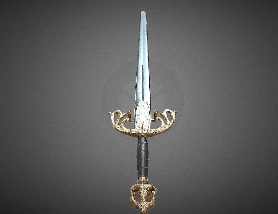 3D model Tizona - legendary sword of El cid VR / AR / low-poly | CGTrader