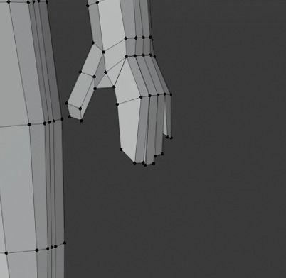 Low-Poly Human Model figure in shape of man 3D model | CGTrader