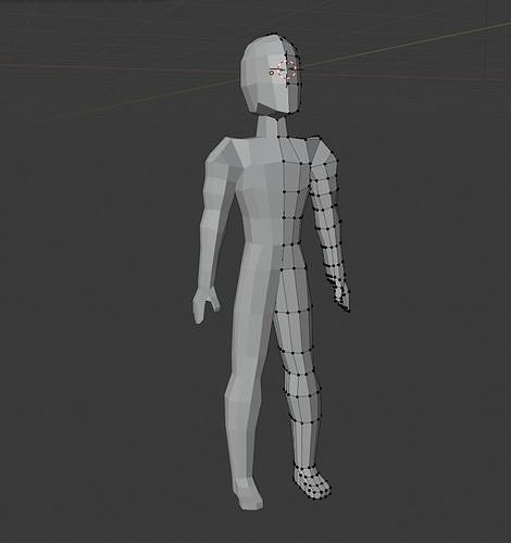 Low-Poly Human Model 3D model | CGTrader