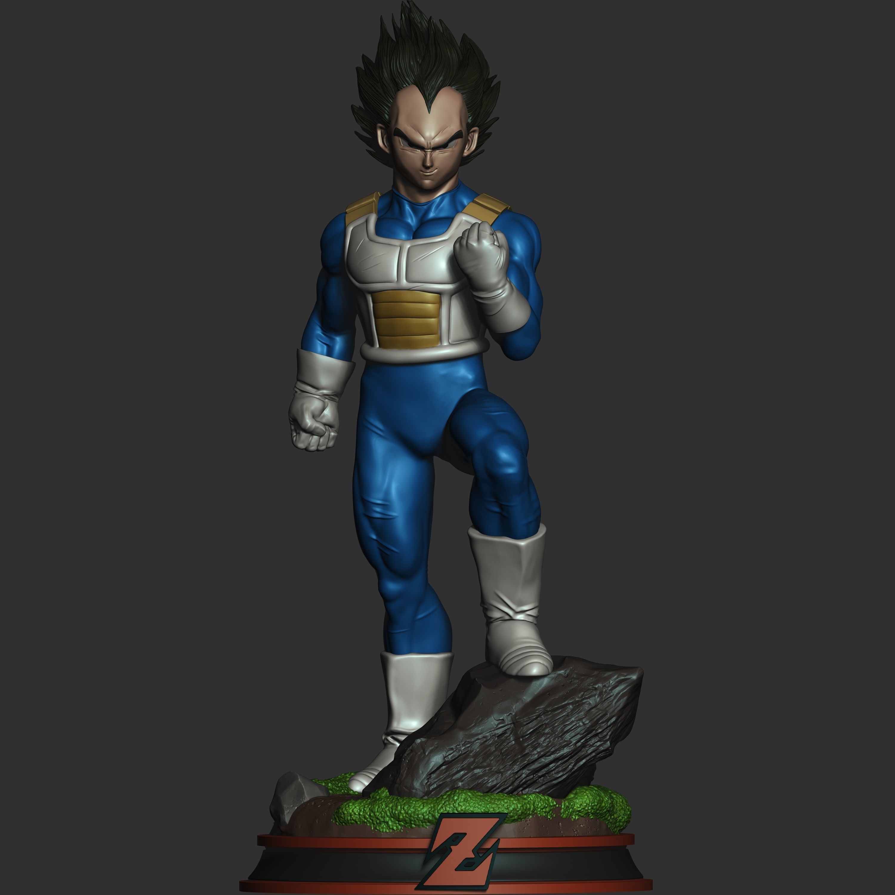 Vegeta 3D model 3D printable | CGTrader