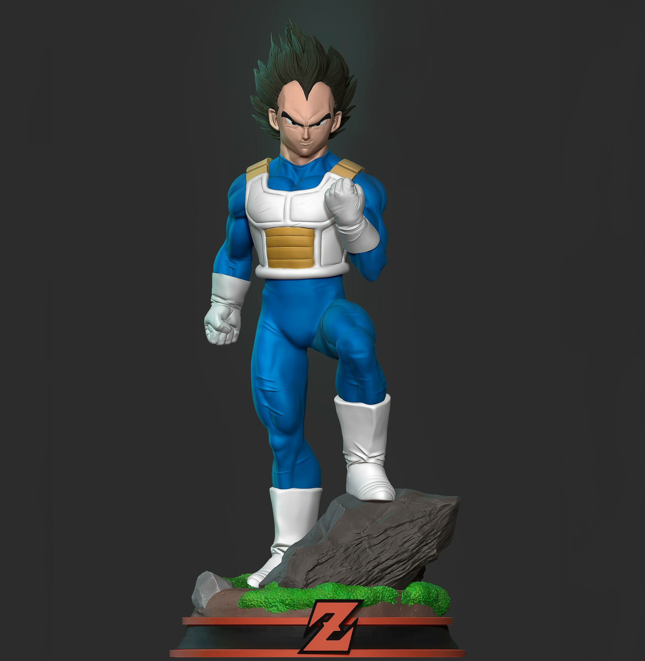 Vegeta 3D model 3D printable | CGTrader