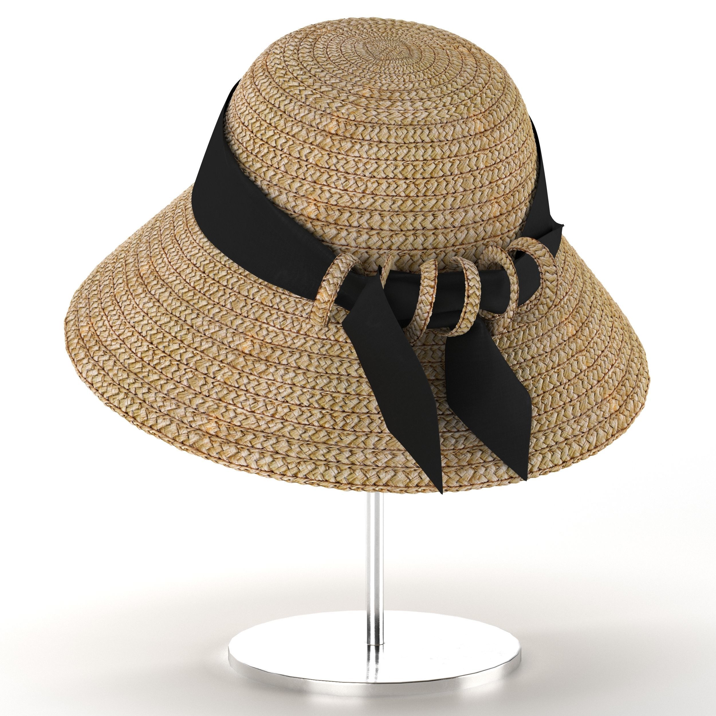 Straw hat 3D model | CGTrader