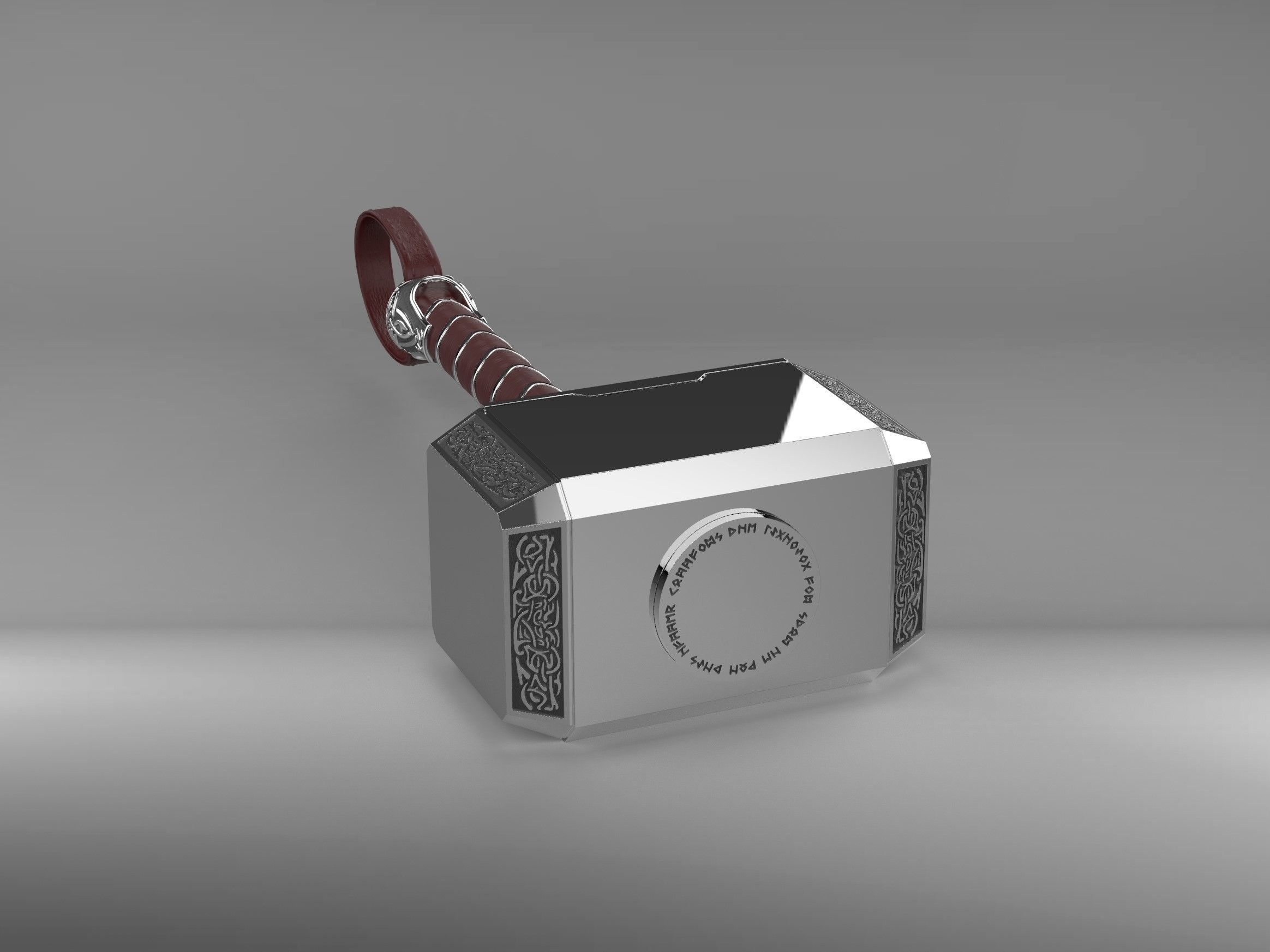 Mjolnir Thor Hammer 3D model 3D printable | CGTrader