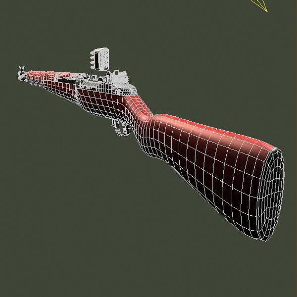 3D model M1 Garand rifle VR / AR / low-poly | CGTrader