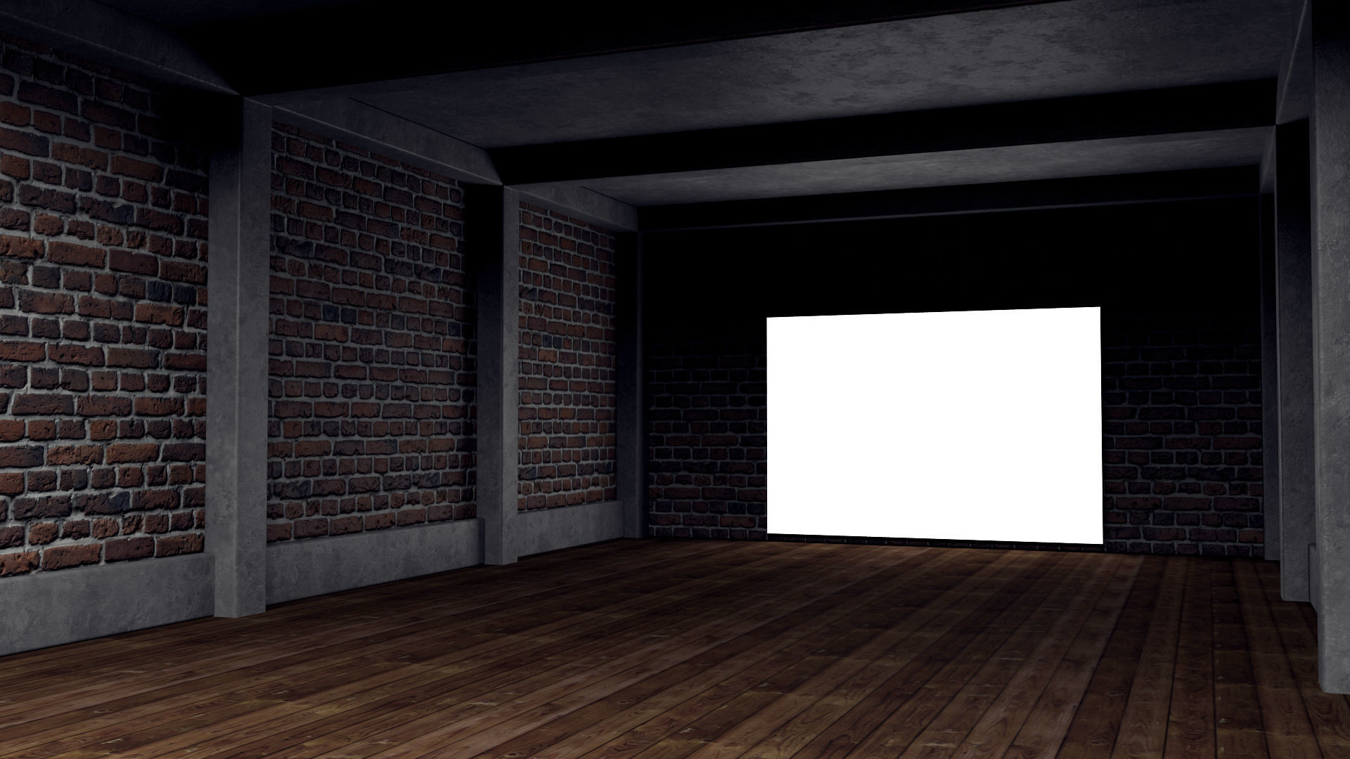 Empty room interior 05 3D model | CGTrader