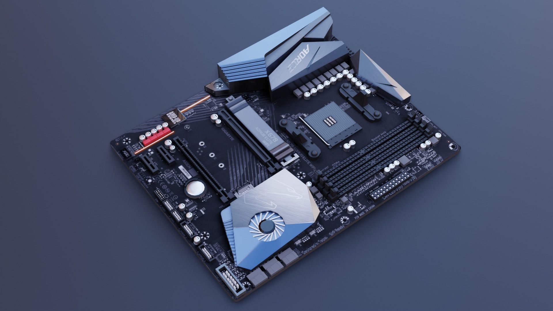 3D model Pc Pack-comptuer parts VR / AR / low-poly | CGTrader