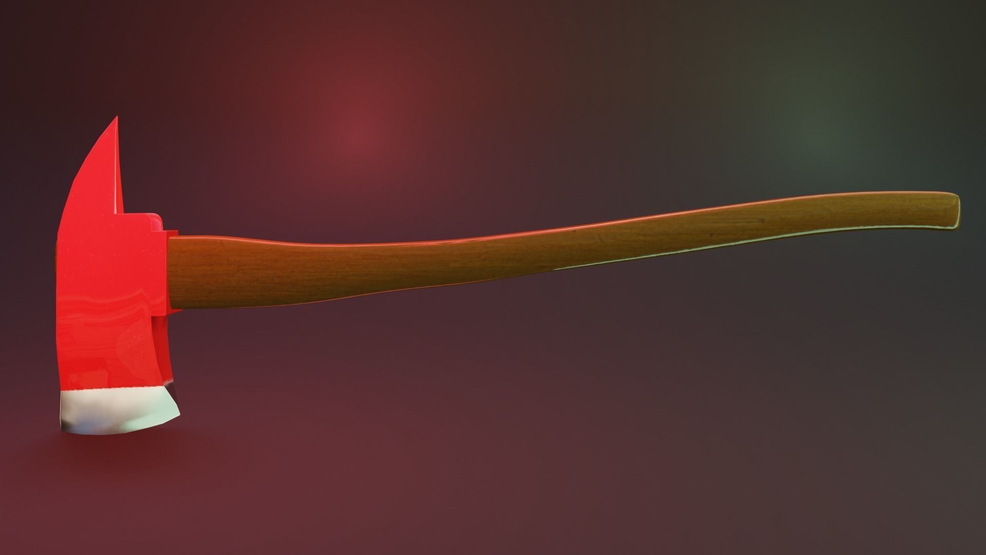 3D model Fire Axe with 4 diffrent textures VR / AR / low-poly | CGTrader