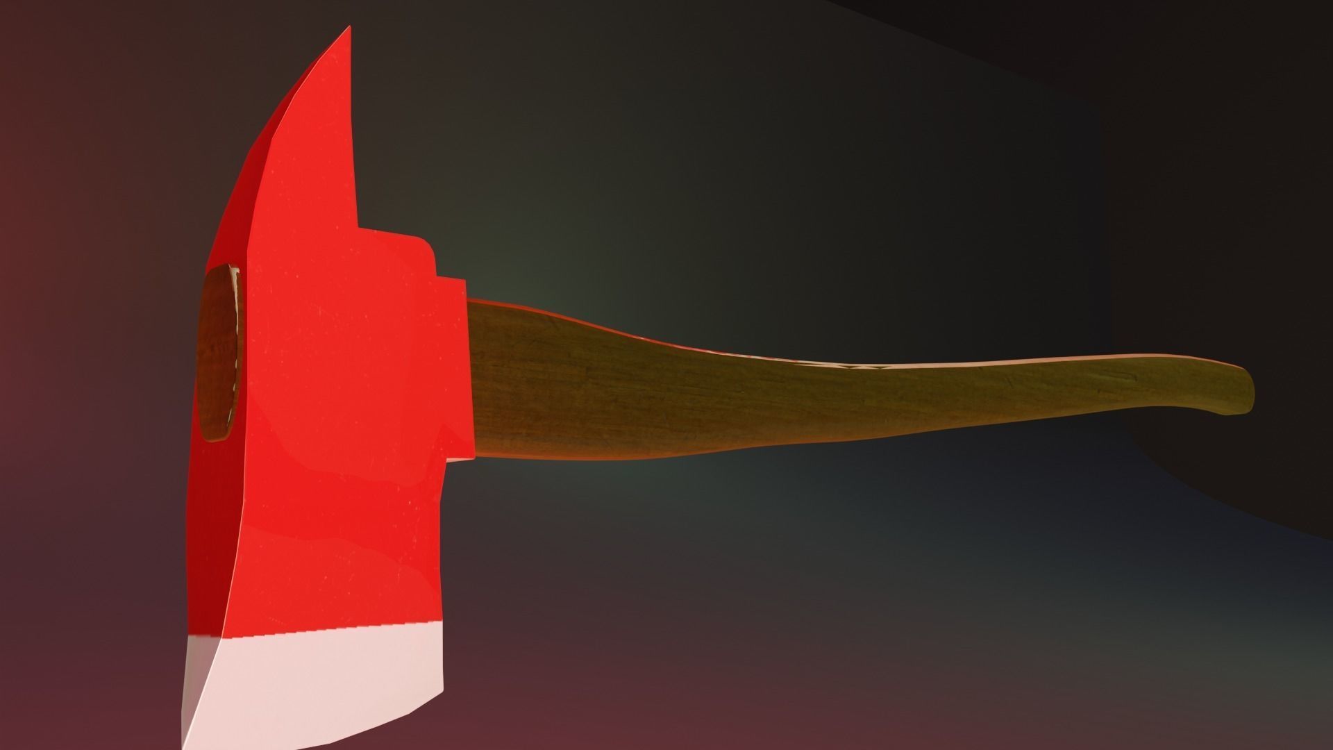 3D model Fire Axe with 4 diffrent textures VR / AR / low-poly | CGTrader