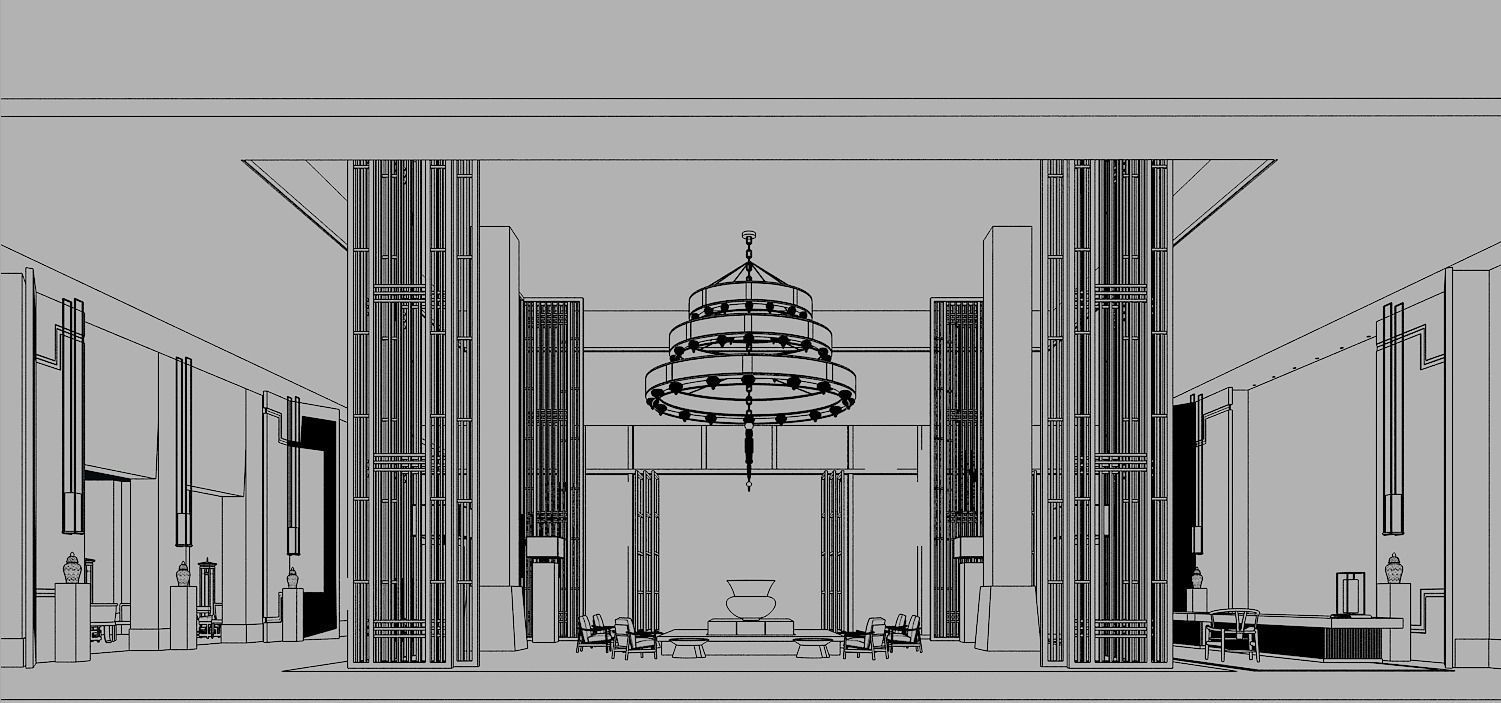 Hotel lobby collection 3D model | CGTrader