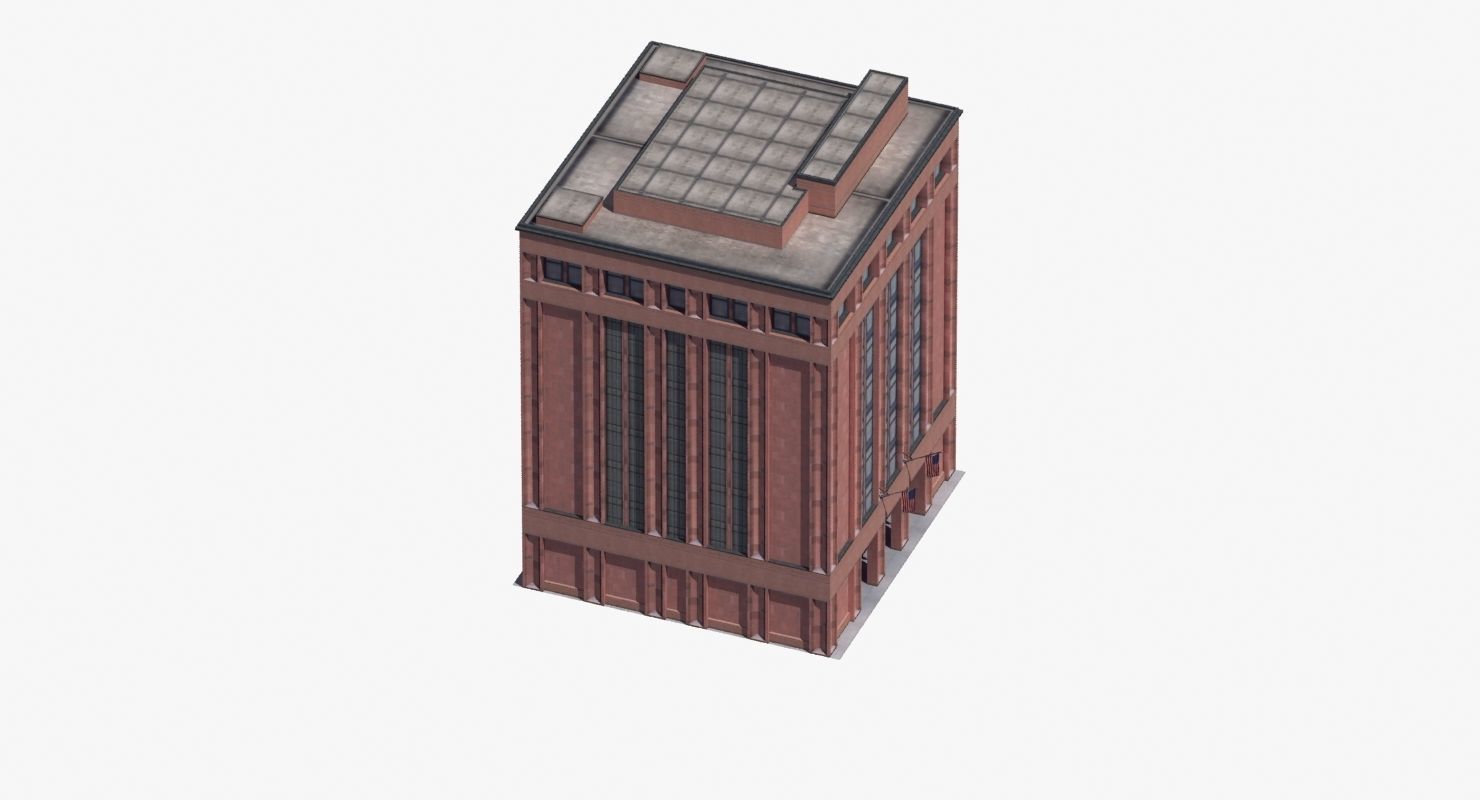 3D model Office Library Building VR / AR / low-poly | CGTrader