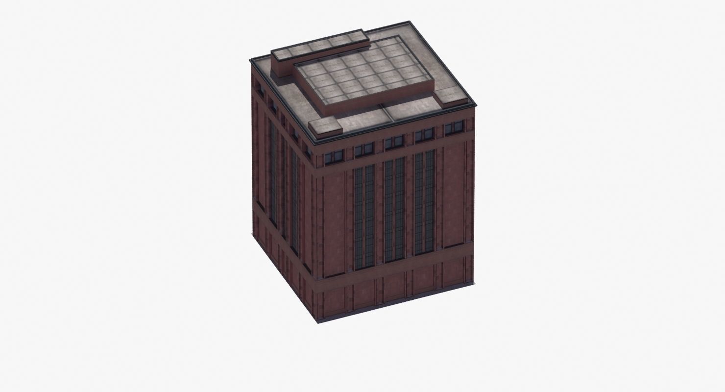 3D model Office Library Building VR / AR / low-poly | CGTrader