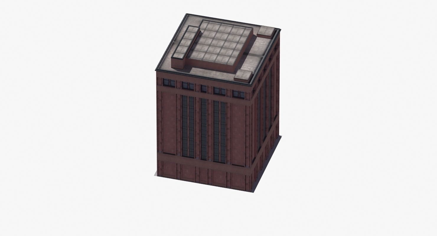 3D model Office Library Building VR / AR / low-poly | CGTrader