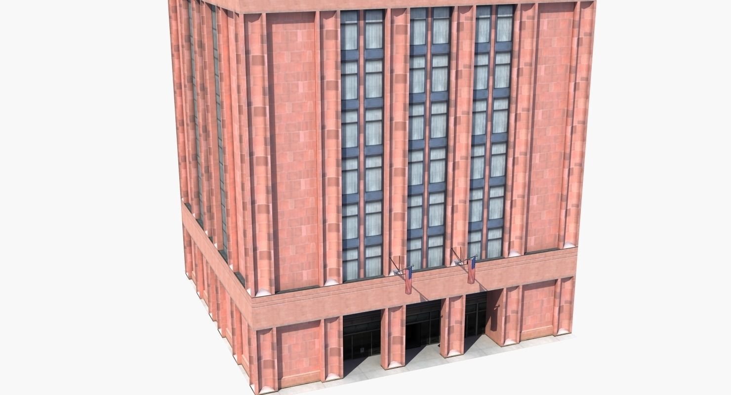 3D model Office Library Building VR / AR / low-poly | CGTrader