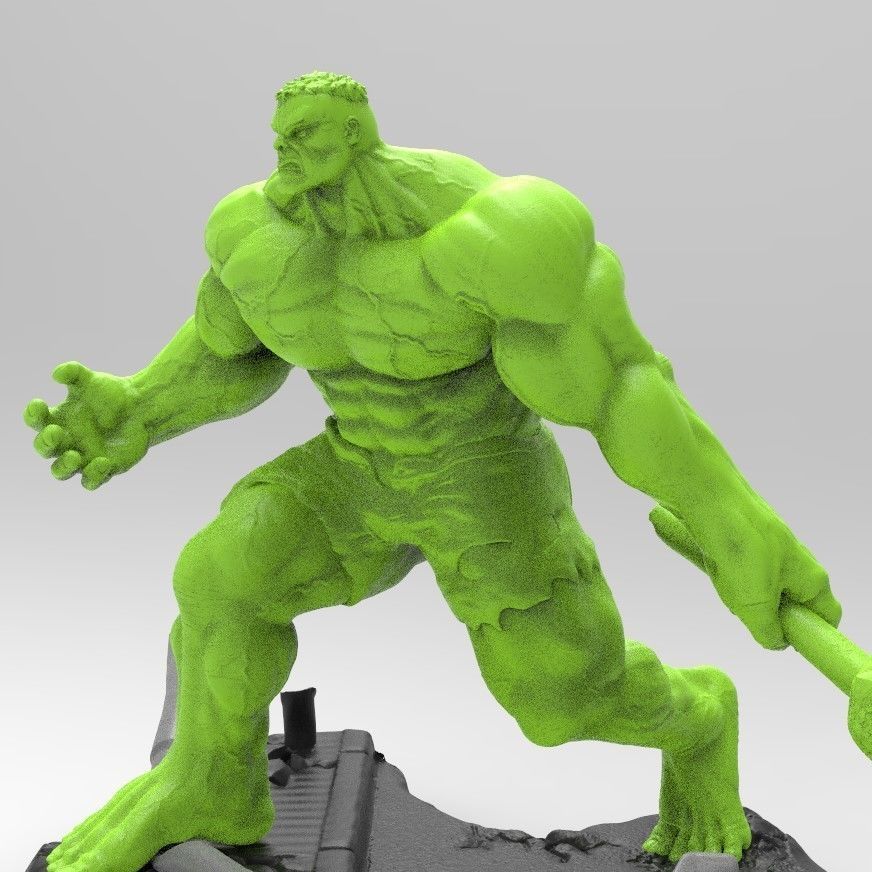 HULK RAGE 3D model 3D printable | CGTrader