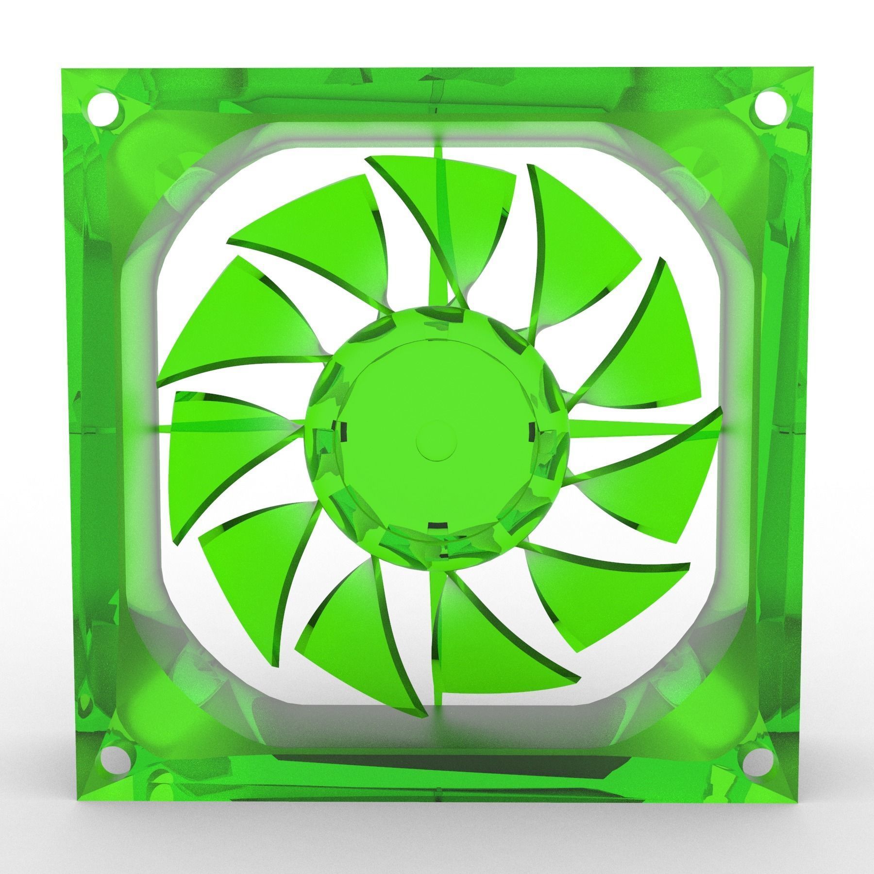 CPU-Fan - Processor Fan 3D model | CGTrader