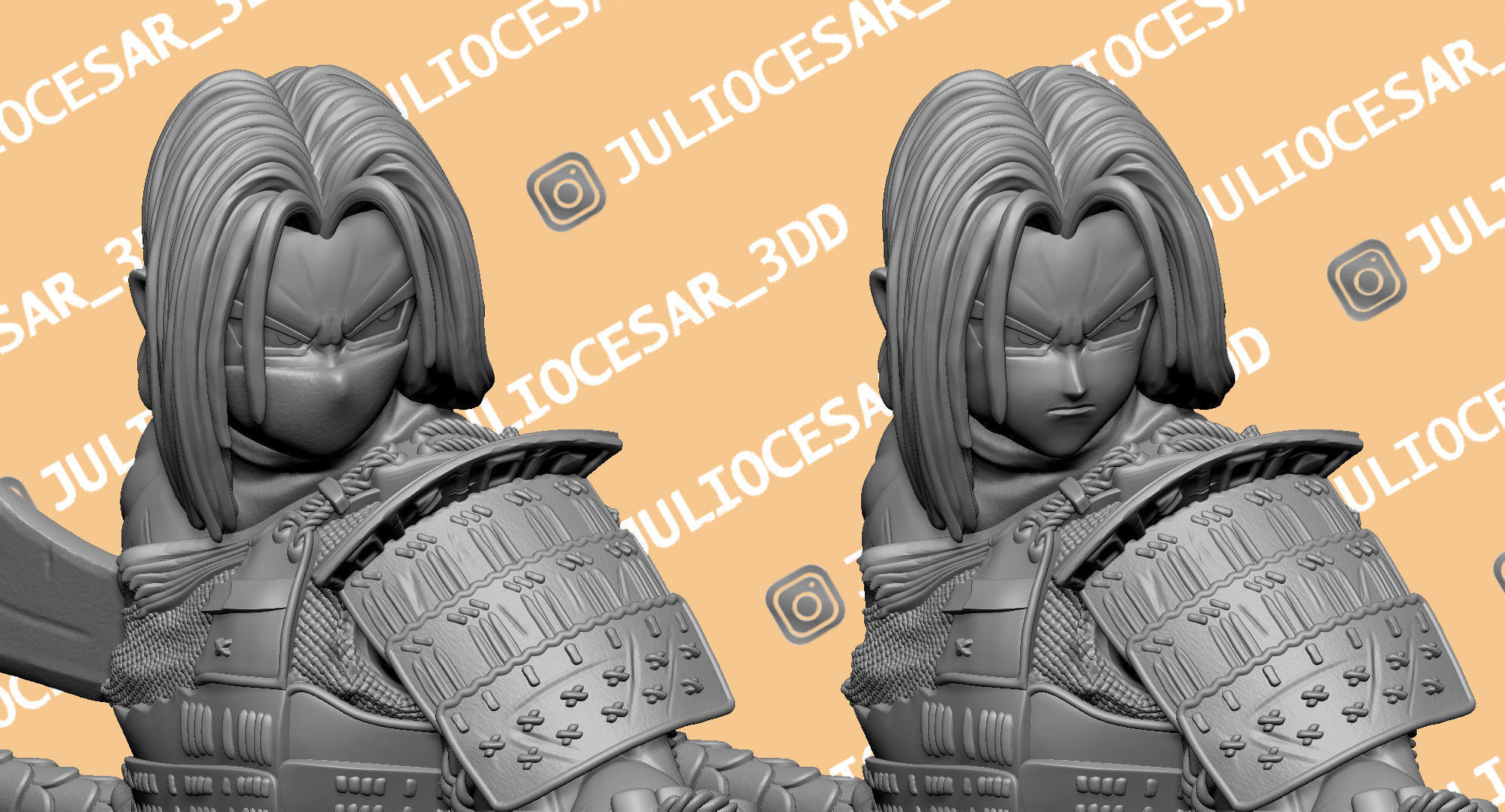 Dragon Ball Shogun - Trunks 3D model 3D printable | CGTrader