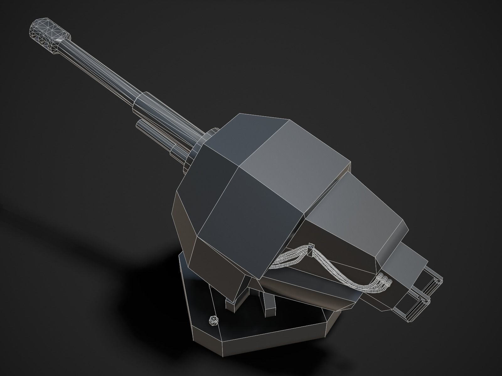 3D model Turret Sentry Game Model VR / AR / low-poly | CGTrader