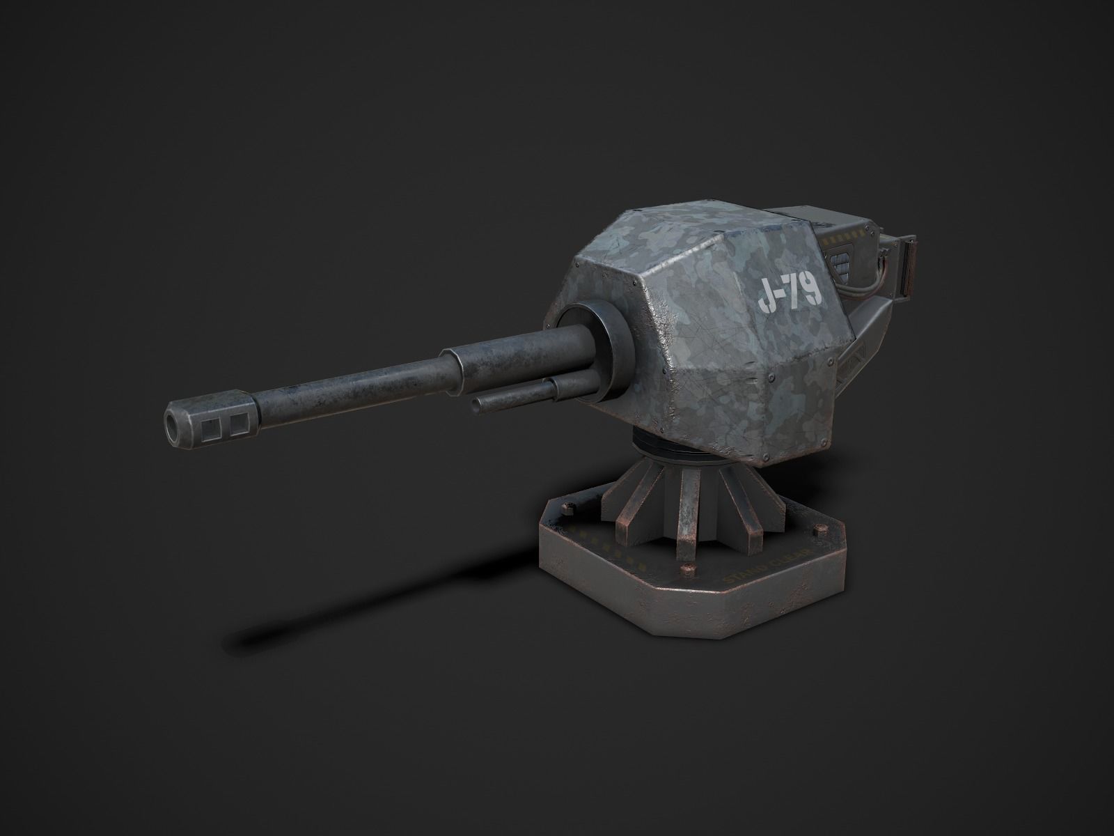 3D model Turret Sentry Game Model VR / AR / low-poly | CGTrader