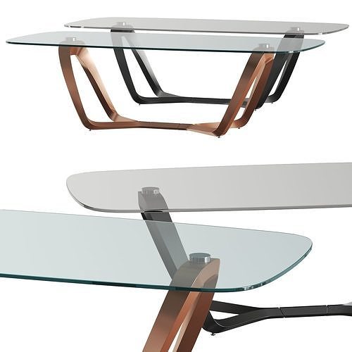 Reflex Angelo Segno 72 Dining Table 3D model | CGTrader