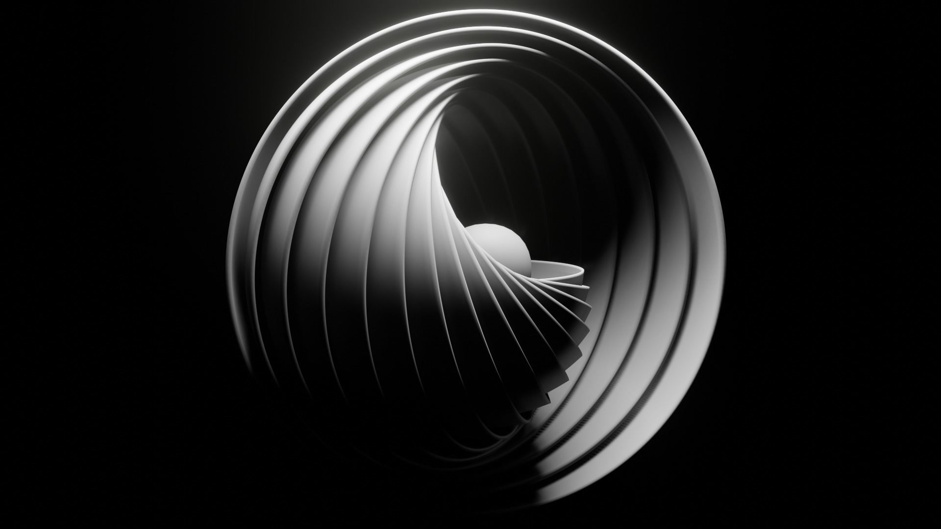 Abstract Futuristic Sci-Fi Sphere 3D model | CGTrader