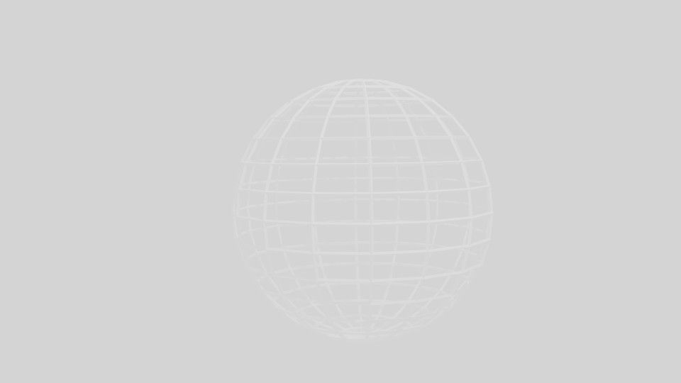 3D model Wireframe Sphere VR / AR / low-poly | CGTrader