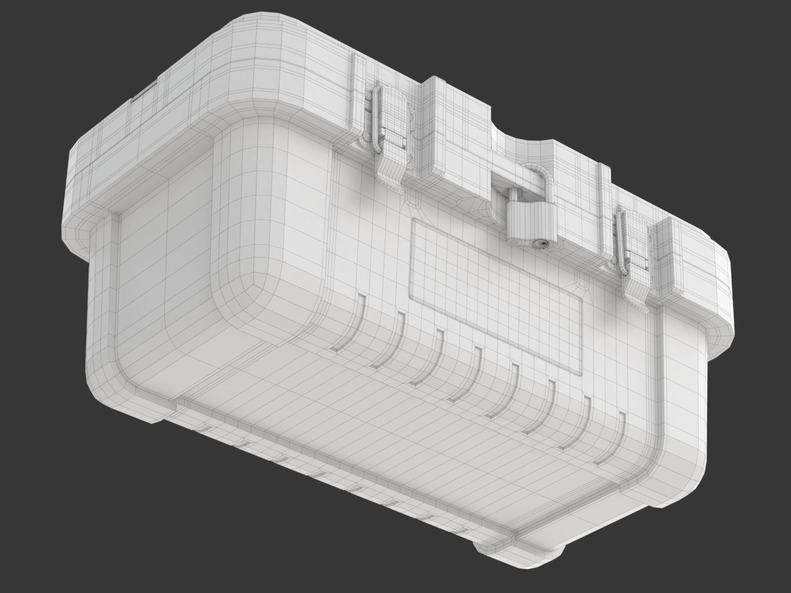 Plastic Toolbox 3D model | CGTrader