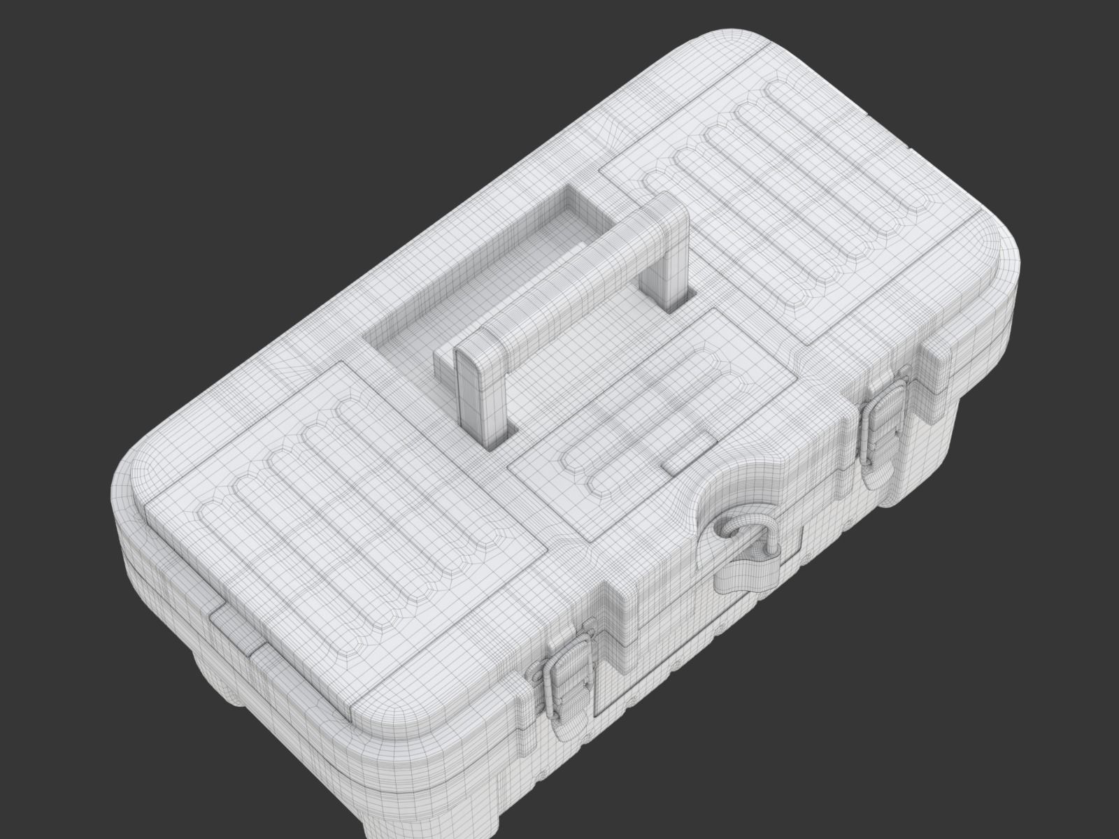 Plastic Toolbox 3D model | CGTrader
