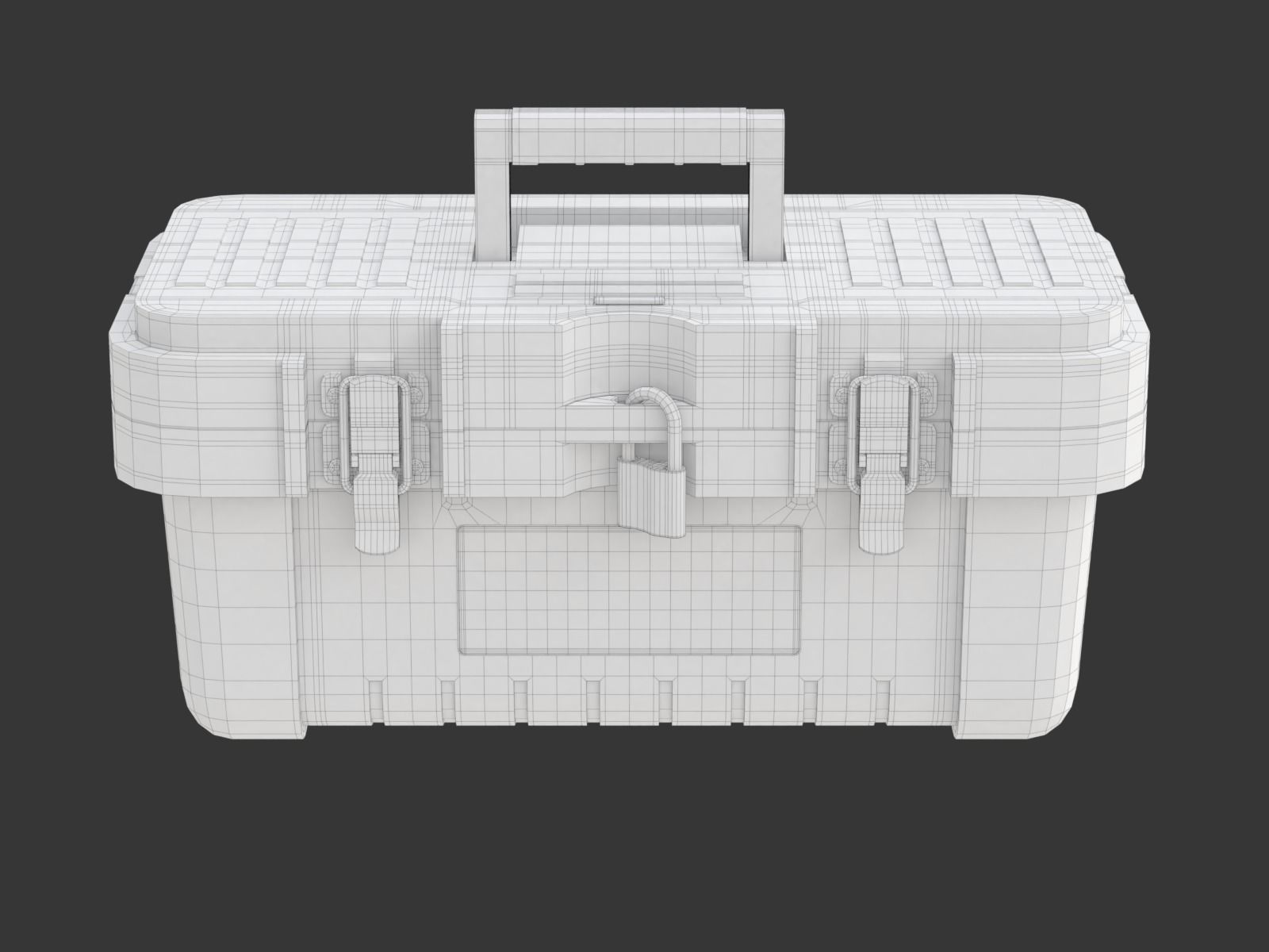 Plastic Toolbox 3D model | CGTrader